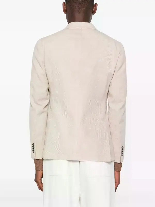 Tagliatore Brooch-detail Blazer - Neutrals