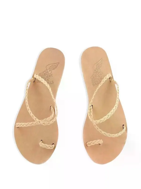 ANCIENT GREEK SANDALS Eleftheria Braided Leather Sandals