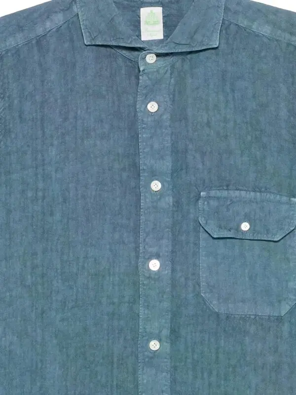 FINAMORE 1925 Button-down Flap-pocket Shirt