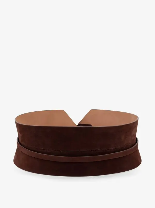 Alaïa Suede Belt With Drawstring Closure - Multicolor