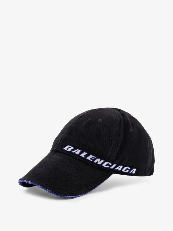 Balenciaga Baseball Cap With Distressed Effect