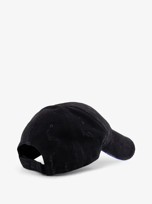 Balenciaga Baseball Cap With Distressed Effect