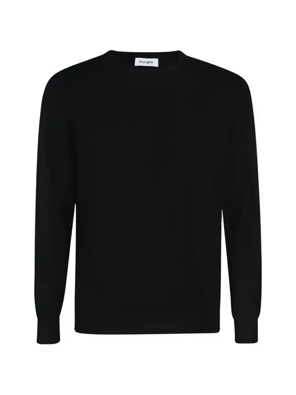 KANGRA Fine-knit Crew-neck Sweater