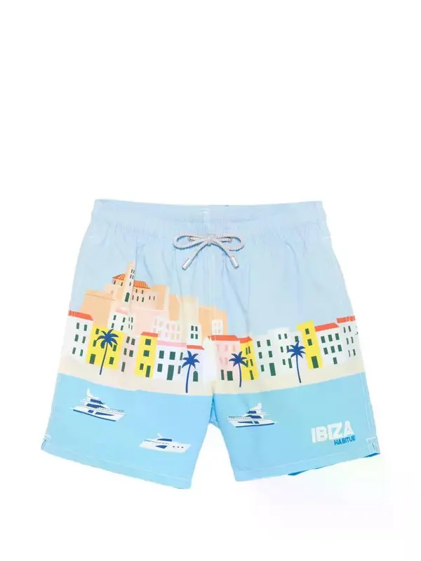 MC2 SAINT BARTH Gustavia Swim Shorts - Blue