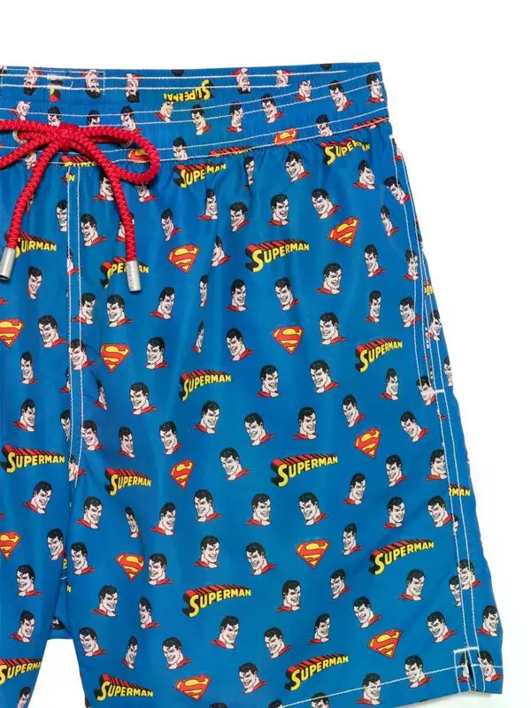 MC2 SAINT BARTH Superman Print Swim Shorts