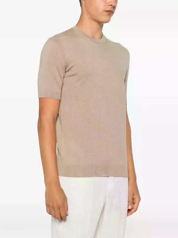 FERRANTE Short Sleeve Sweater