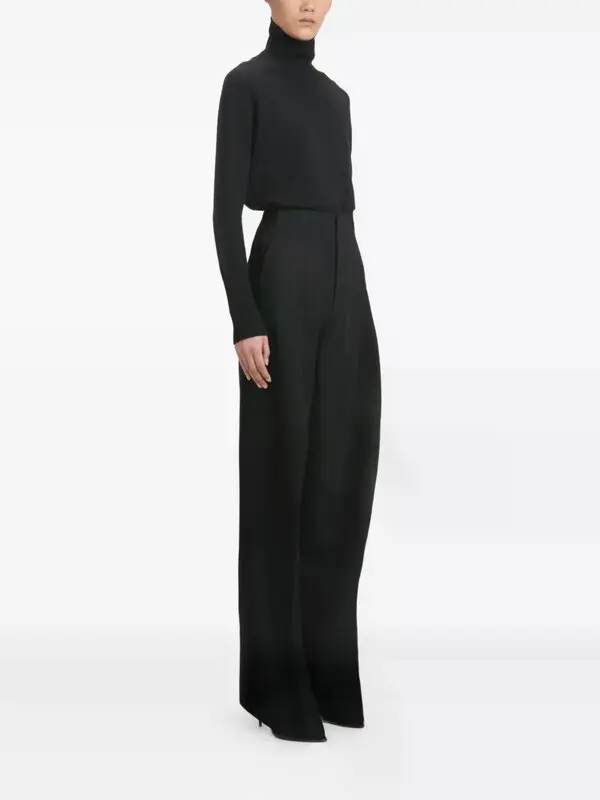 Victoria Beckham Pleated Wool Trousers