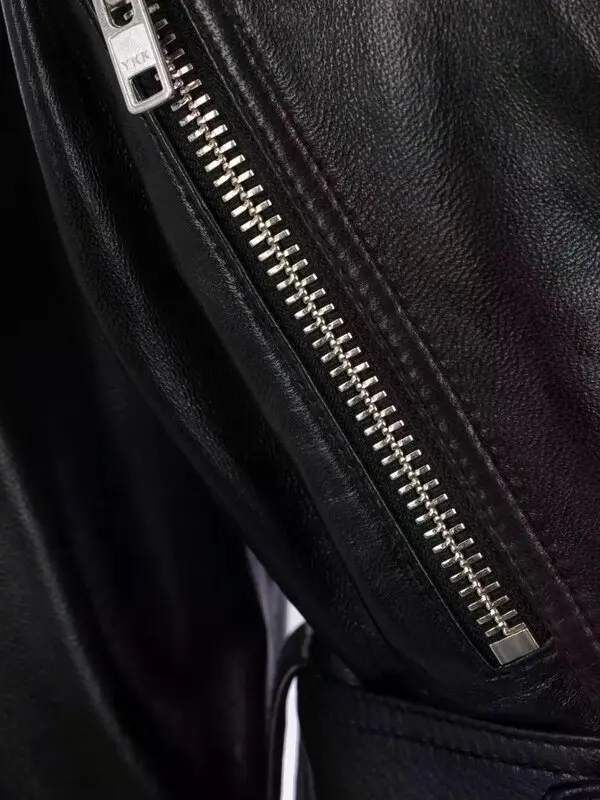 Vaquera Belted Leather Jacket