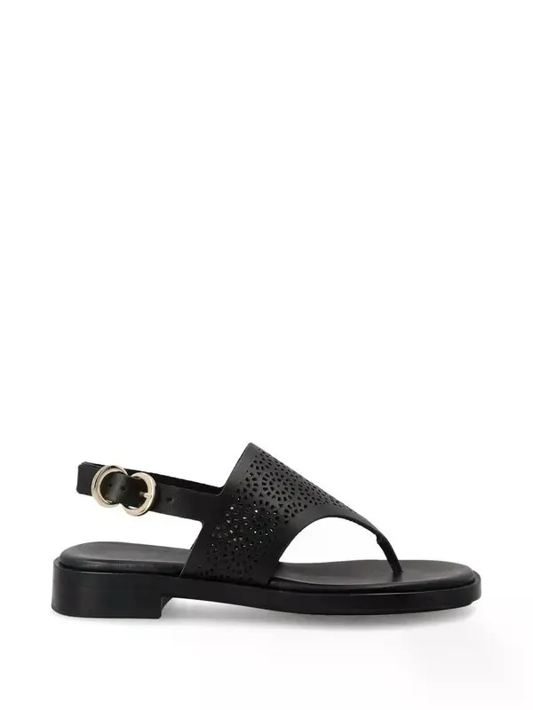 FRAU Perforated Leather Sandals