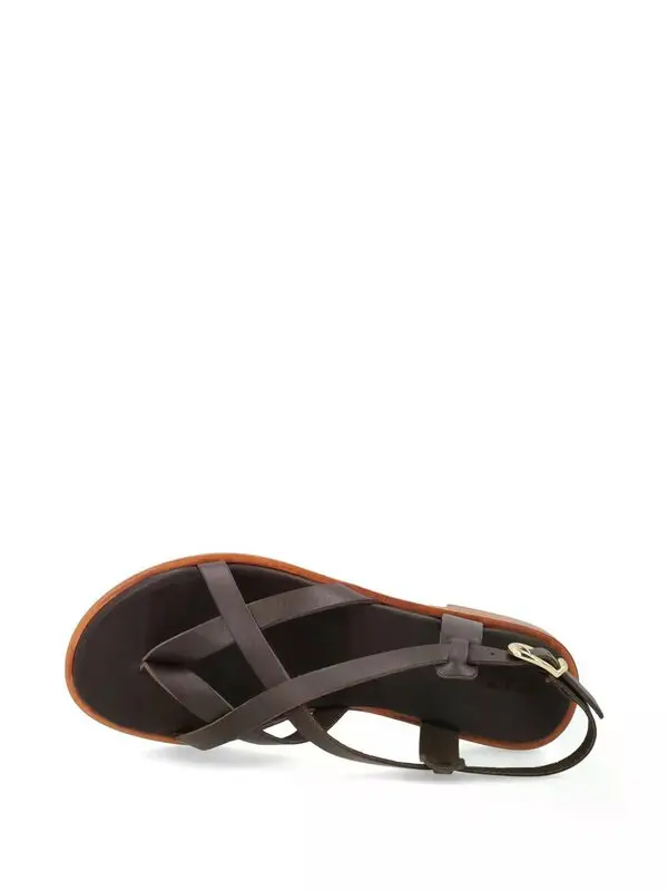 FRAU Crossover-strap Leather Sandals