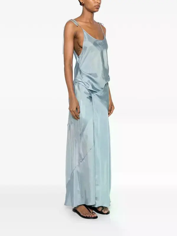 SYSTEM Maxi Dress With Tie-fastening Shoulders
