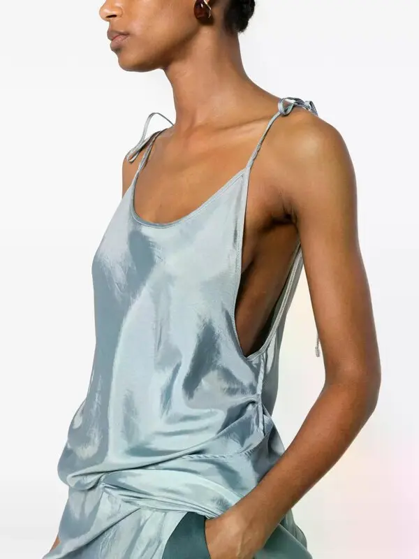 SYSTEM Maxi Dress With Tie-fastening Shoulders
