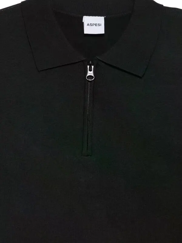 Aspesi Quarter-zip Polo Shirt