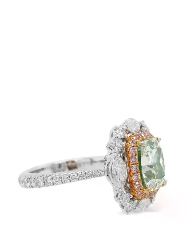HYT JEWELRY Floral Design Diamond Ring