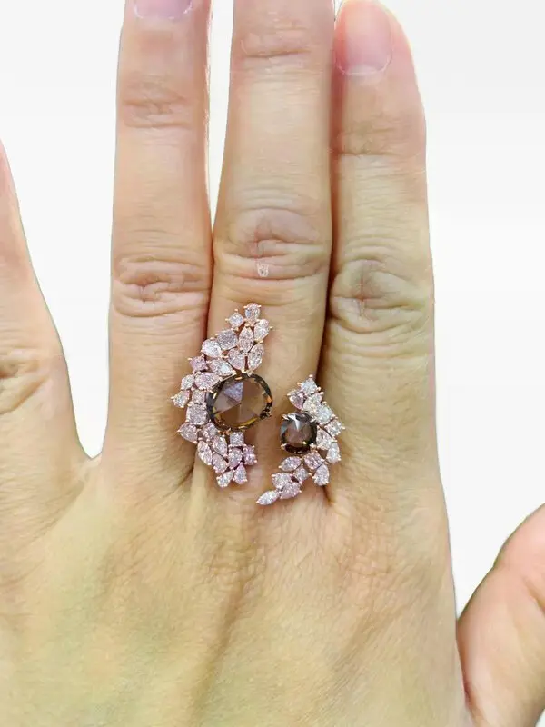 HYT JEWELRY Floral Diamond Ring