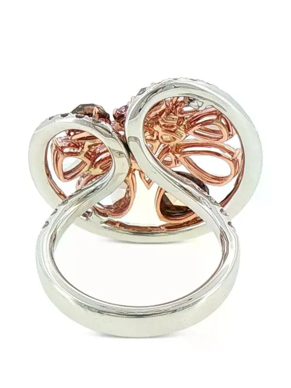 HYT JEWELRY Floral Openwork Diamond Ring