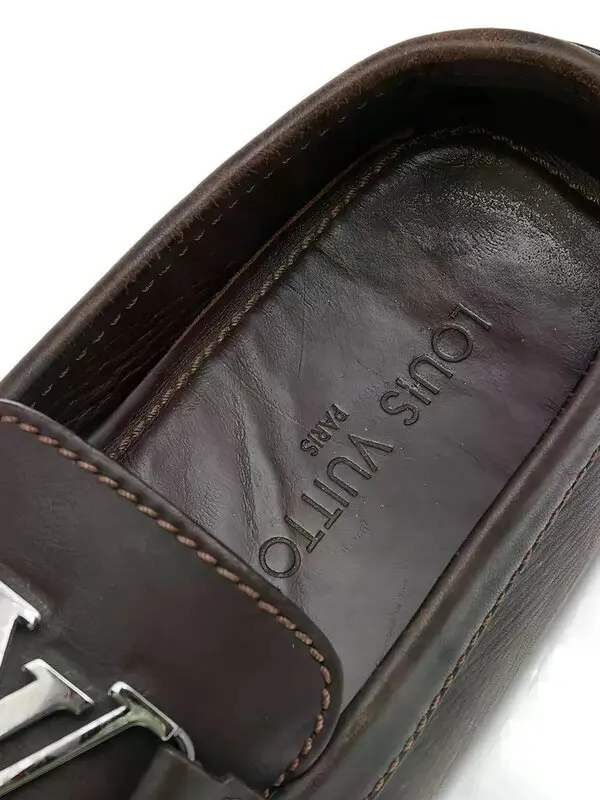 LOUIS VUITTON Monte Carlo Leather Loafers