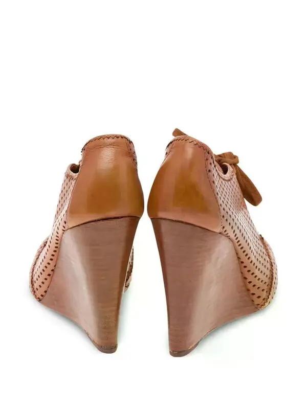 Tory Burch Perforated Wedge Sneakers