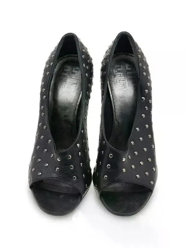 Givenchy Studded Open-toe Pumps