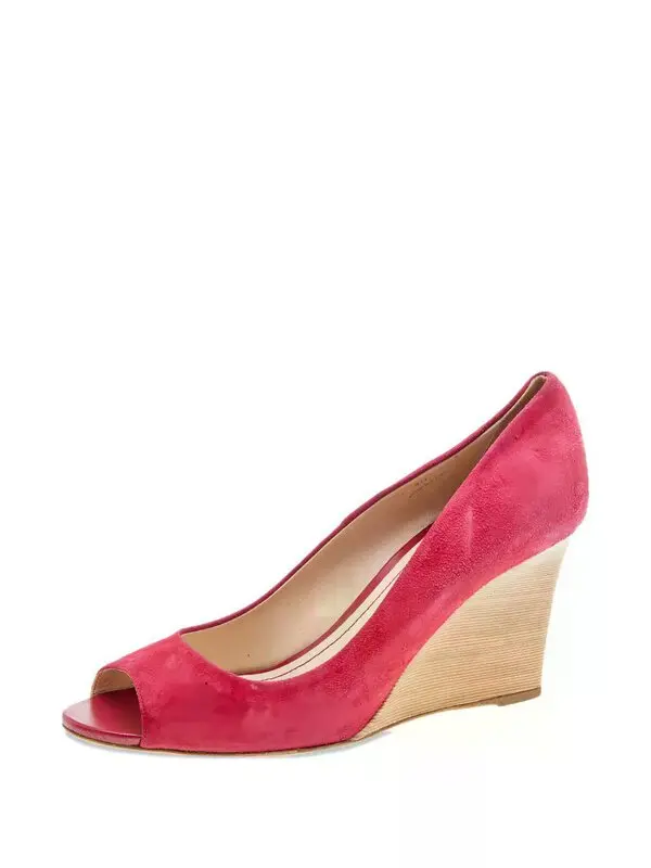 TOD'S Peep-toe Wedge Pumps