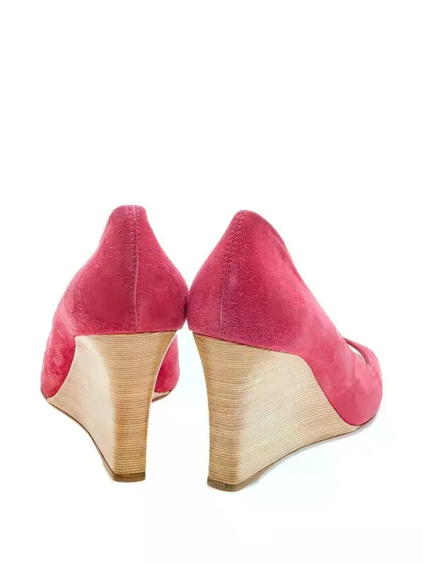 TOD'S Peep-toe Wedge Pumps