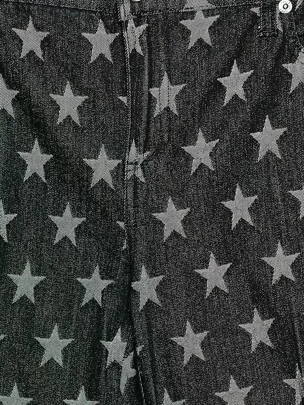 Moschino Star-print Flared Jeans