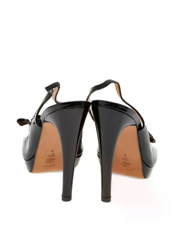 Casadei Bow-detail Slingback-strap Sandals