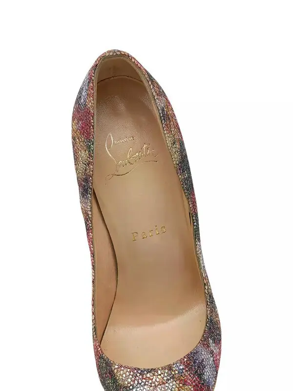 CHRISTIAN LOUBOUTIN So Kate Glitter Pumps - Silver