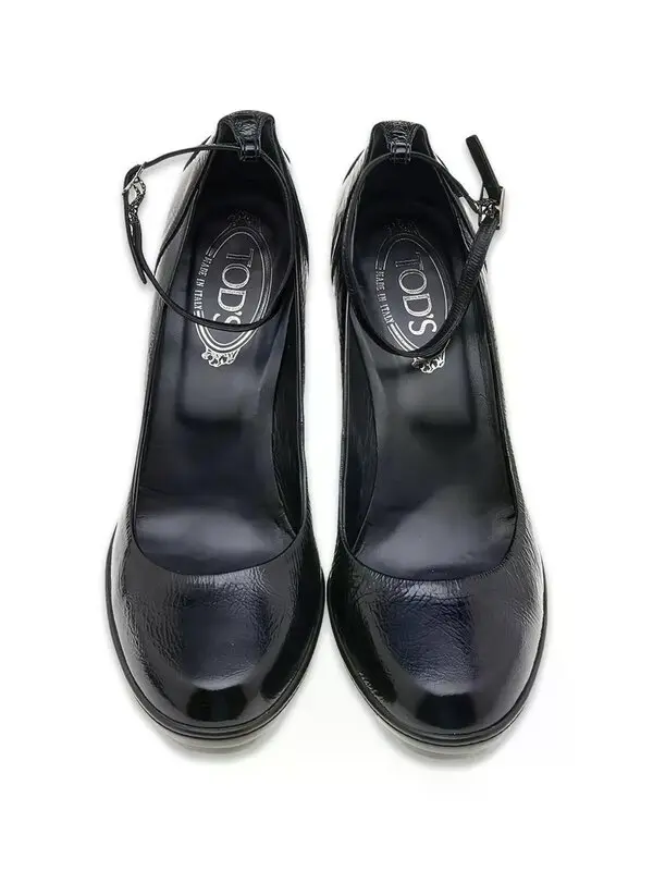 TOD'S Patent Leather Buckle-strap Pumps