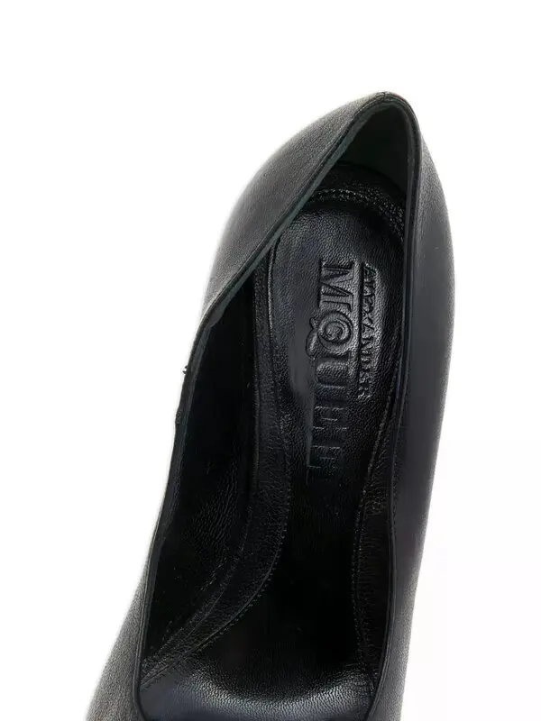 Alexander McQueen Skull Peep-toe Pumps