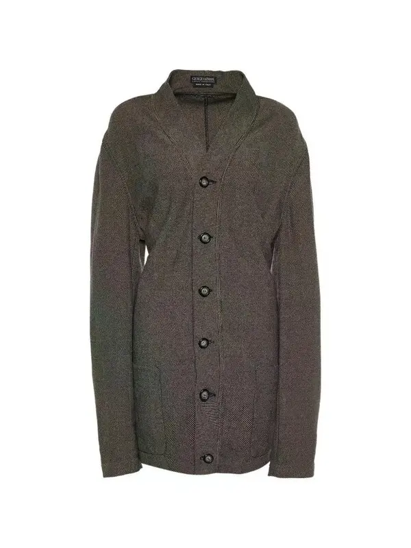 Giorgio Armani V-neck Button-front Sweater