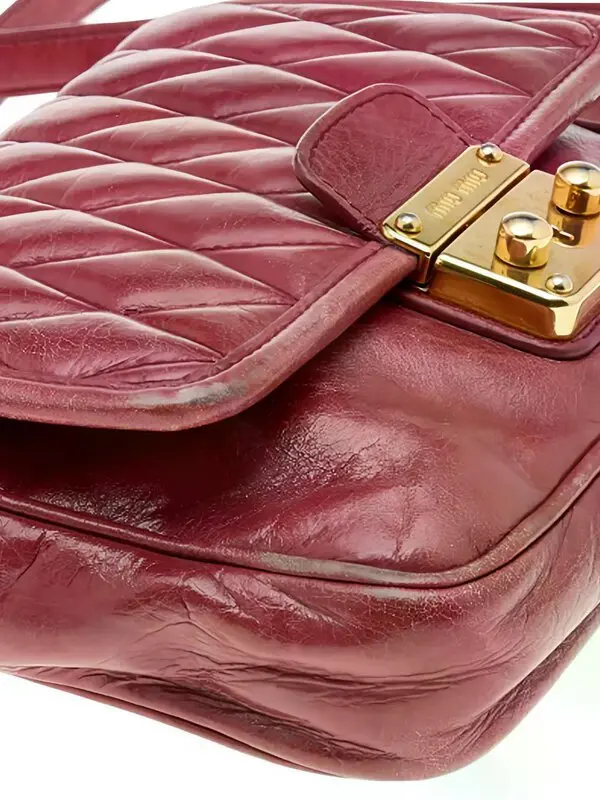 Miu Miu Quilted Push-lock Shoulder Bag