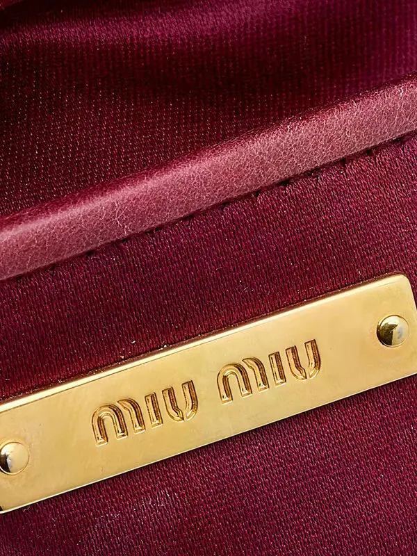 Miu Miu Quilted Push-lock Shoulder Bag