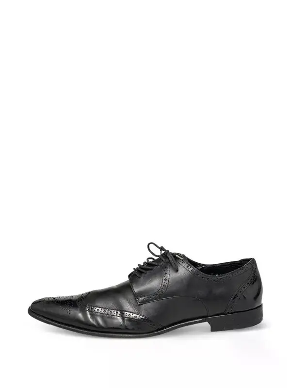 Dolce & Gabbana Leather Brogue Lace-up Derby Shoes