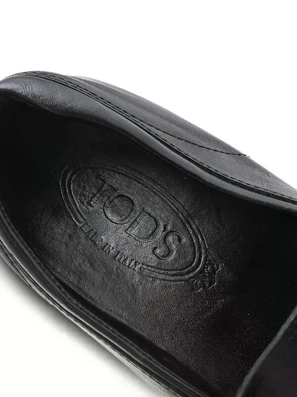TOD'S Penny Strap Leather Loafers