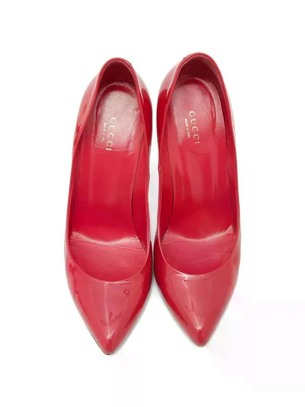 Dolce & Gabbana Patent Leather Pointed Toe Stiletto Pumps - Pink