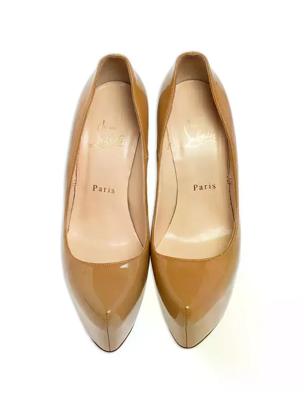 CHRISTIAN LOUBOUTIN Bianca Platform Pumps - Neutrals