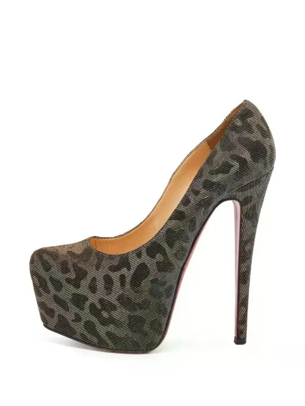 CHRISTIAN LOUBOUTIN 155mm Daffodile Platform Heeled Pumps - Grey