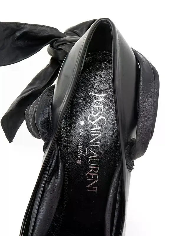 Saint Laurent Open-toe Ankle-wrap Pumps