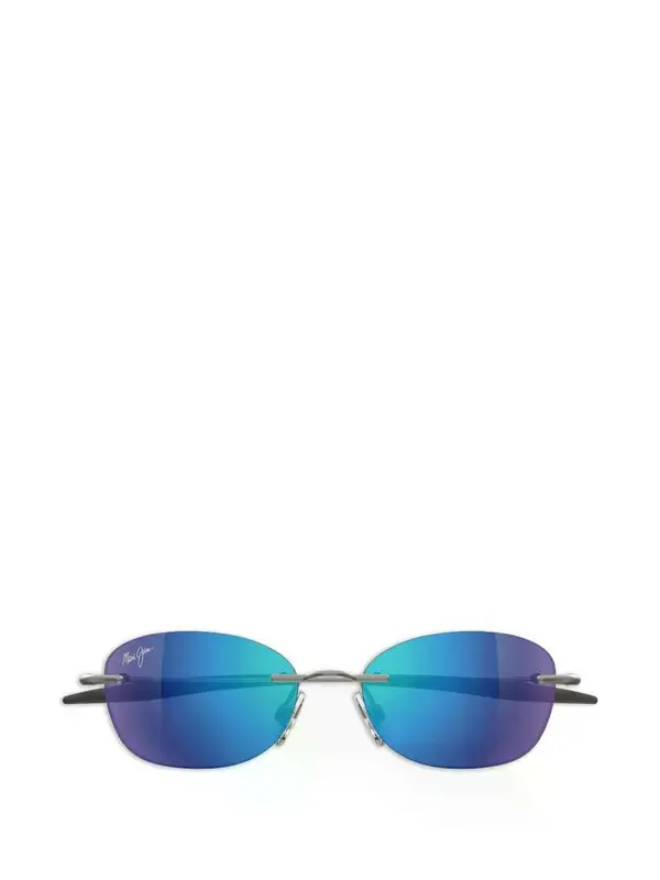 Maui Jim Kaila Rimless Sunglasses - Silver