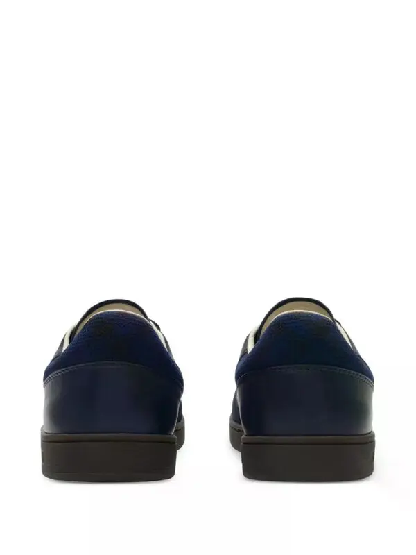 Burberry Leather And Suede Set Sneakers