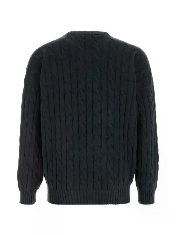 Prada Cable-knit Cotton Sweater