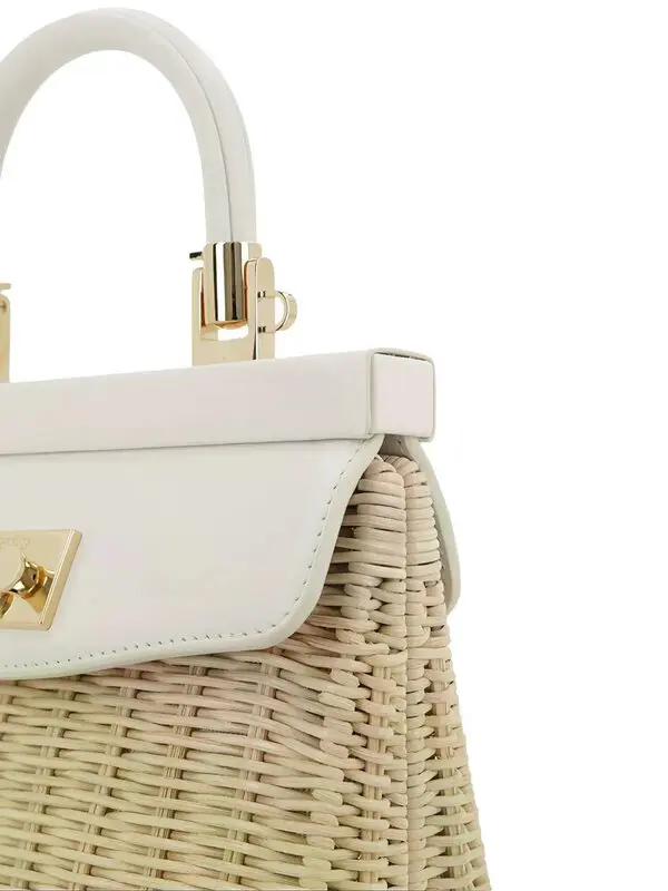 Rodo Paris Wicker Tote Bag