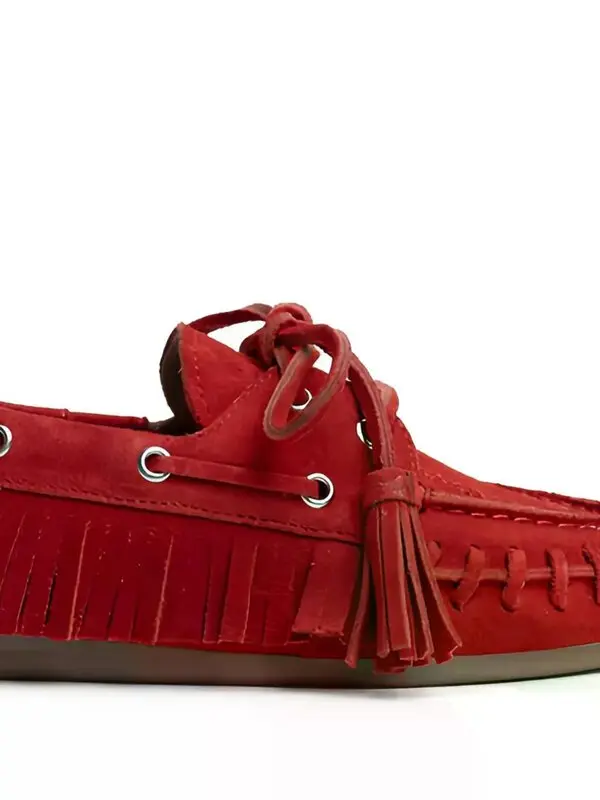 POSA Fringe-trim Tassel Loafers