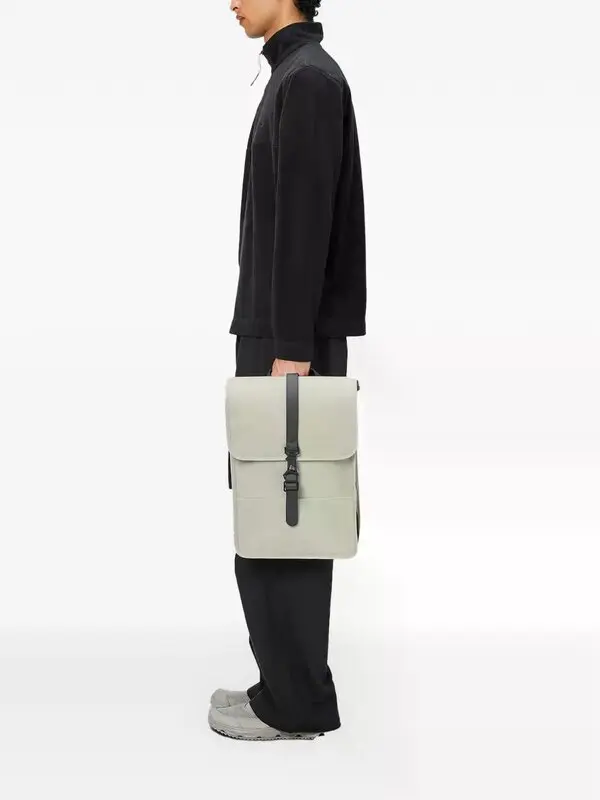 Rains Buckle-fastening Flap Backpack