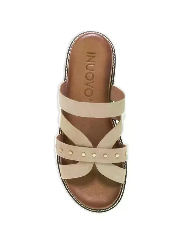 INUOVO Studded Flat Sandals