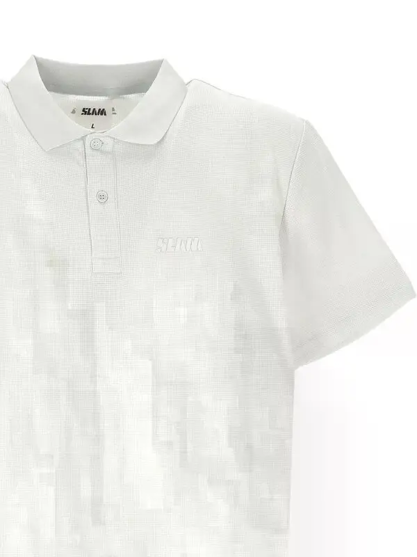 SLAM Logo-embroidered Polo Shirt