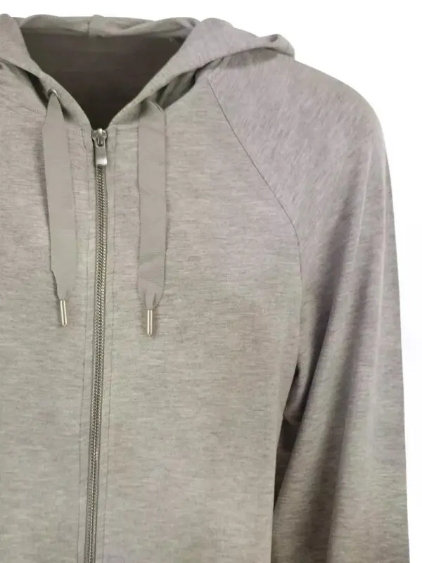 Majestic Filatures Zip-up Raglan-sleeve Hoodie