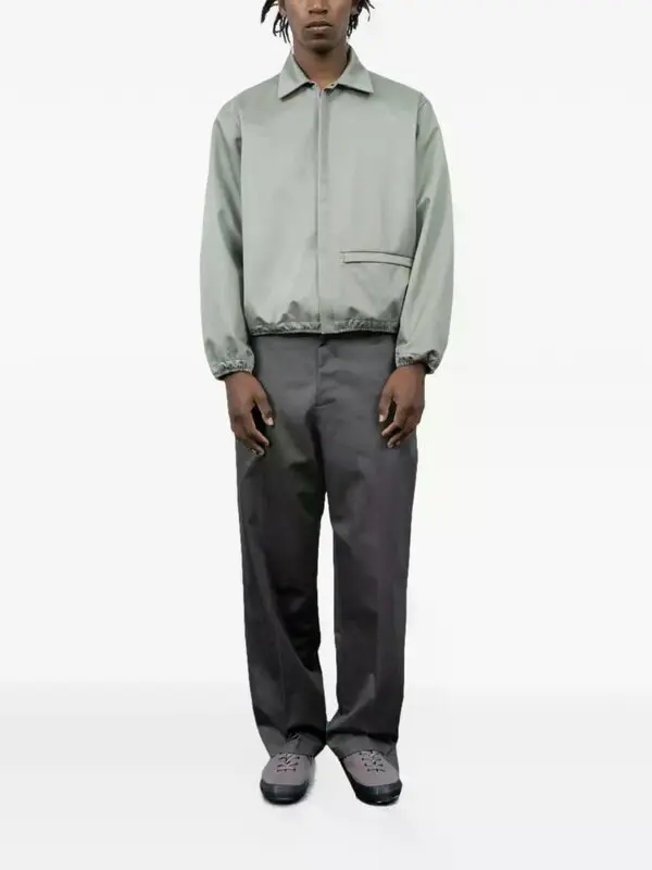 LADY WHITE CO. Point-collar Twill Jacket