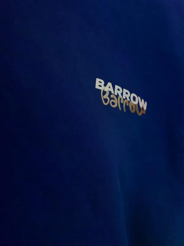 BARROW Logo Print Teddy Bear Hoodie